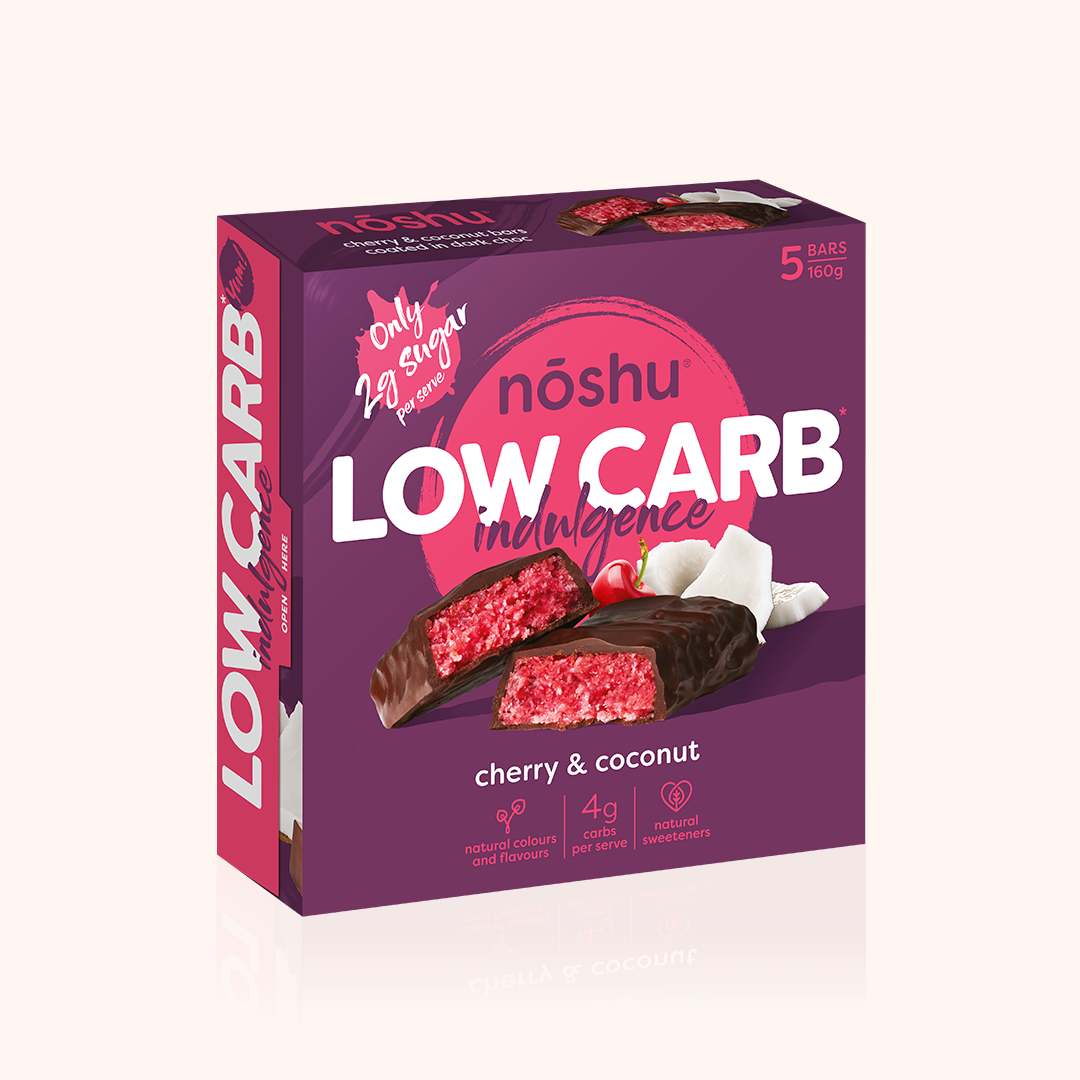Noshu | Product - Cherry & Coconut Indulgence Bars