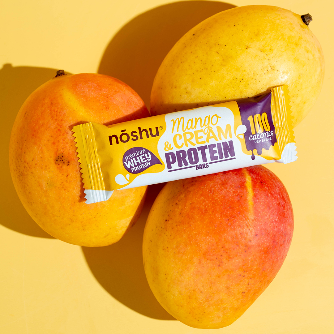 Noshu | Product - Mango & Cream Protein Bars