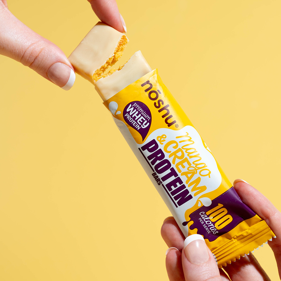 Noshu | Product - Mango & Cream Protein Bars