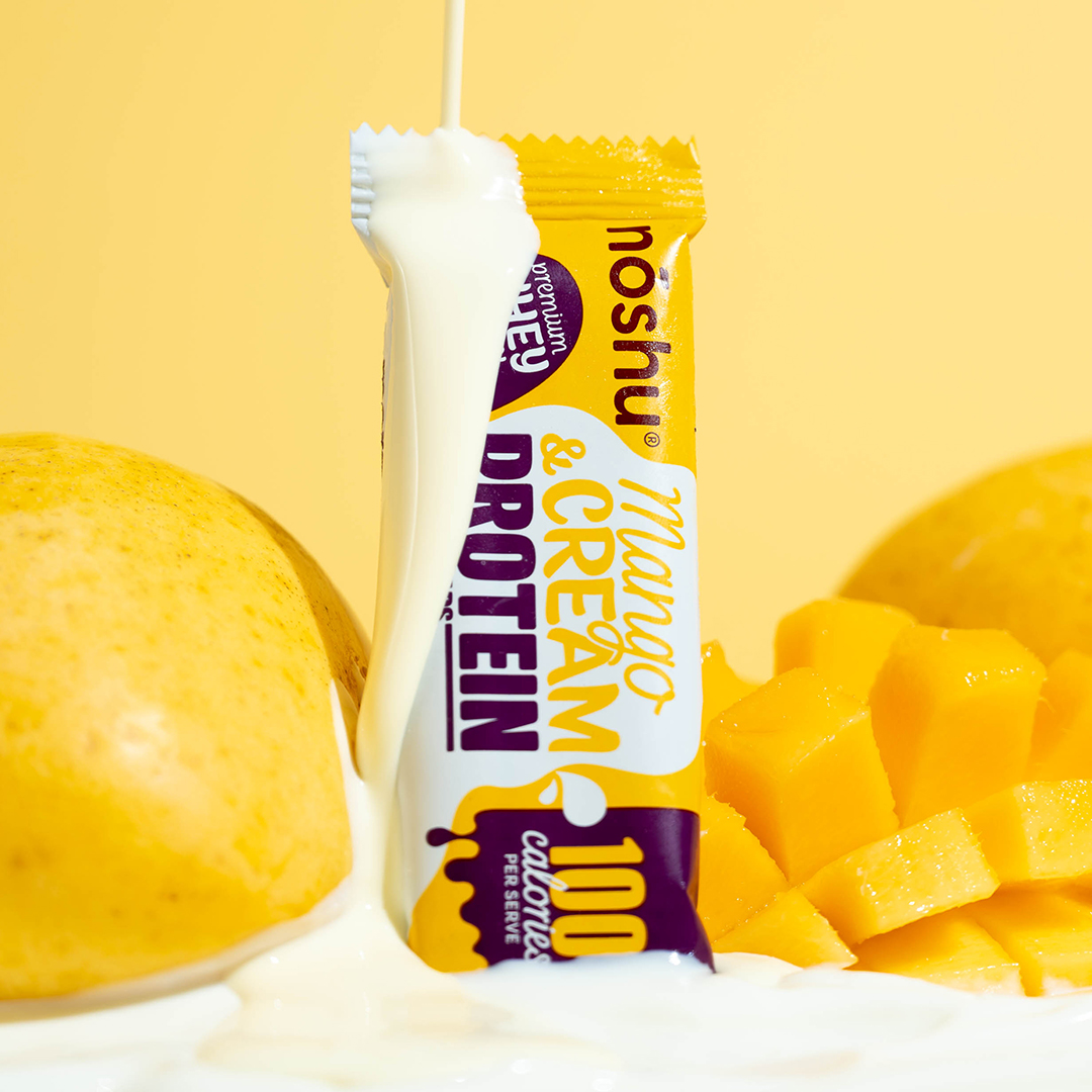 Noshu | Product - Mango & Cream Protein Bars
