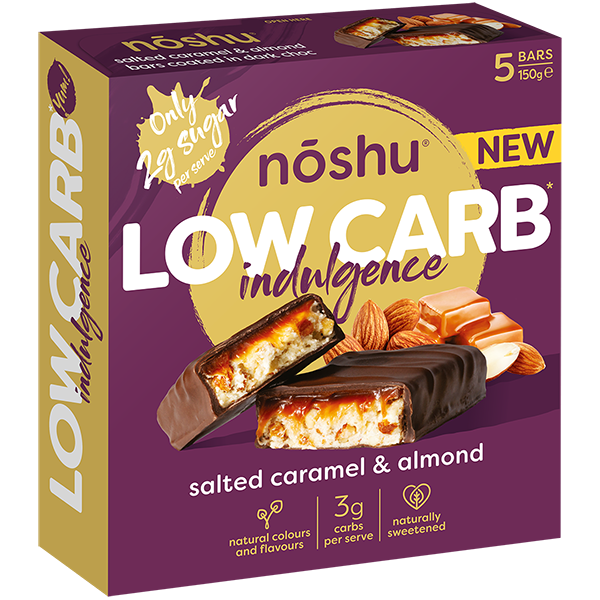 Noshu | Low Sugar Bars, Cakes, Cookies, Brownies, Pancakes | Low Carb