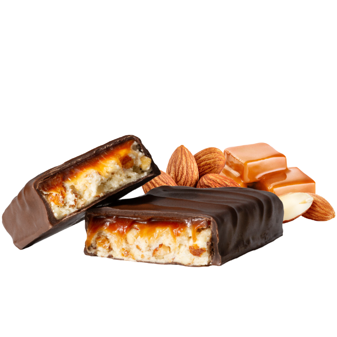Noshu | Product - Salted Caramel & Almond Indulgence Bars